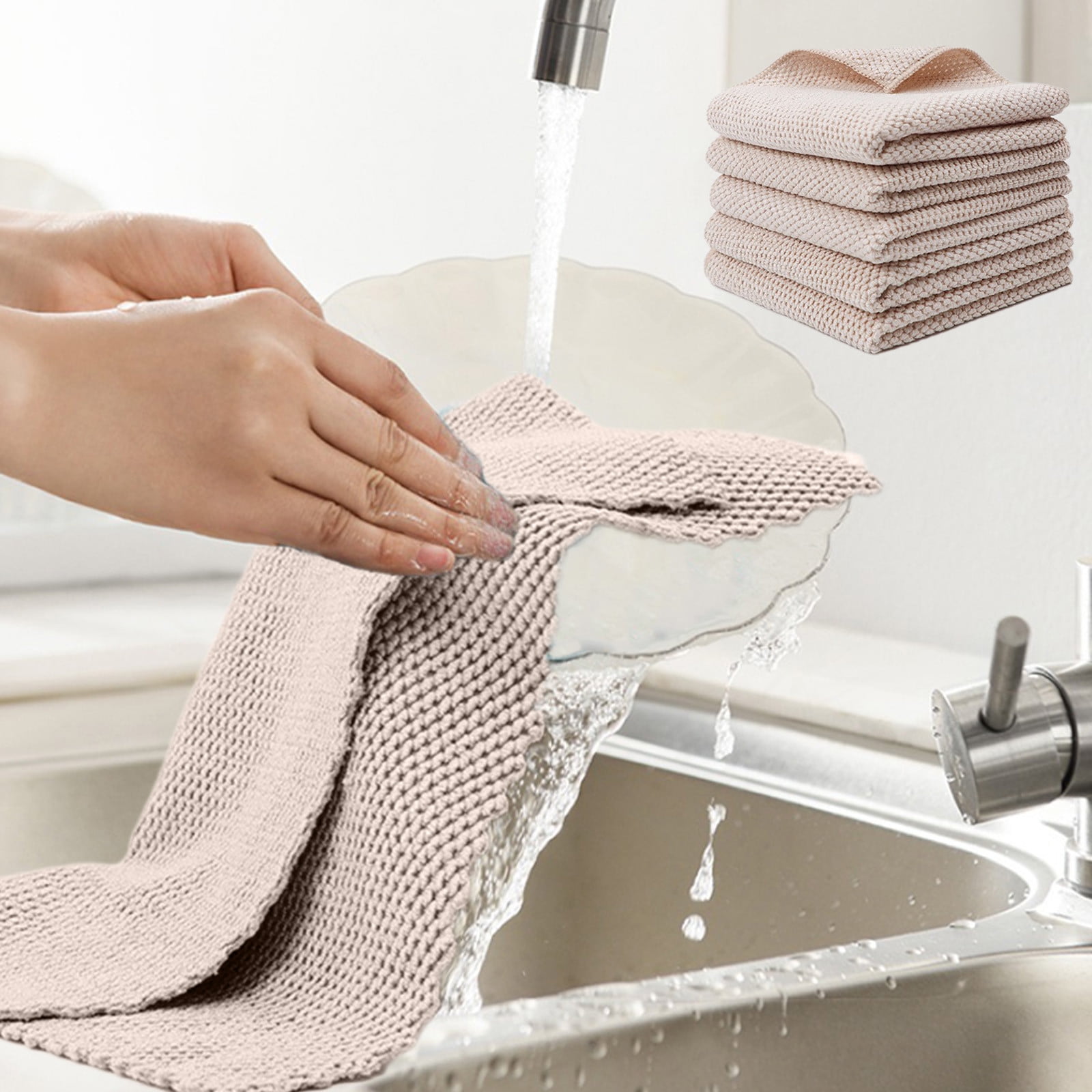 Steadline High Absorbency Cleaning Cloth with Intricate Mesh Fabric ...