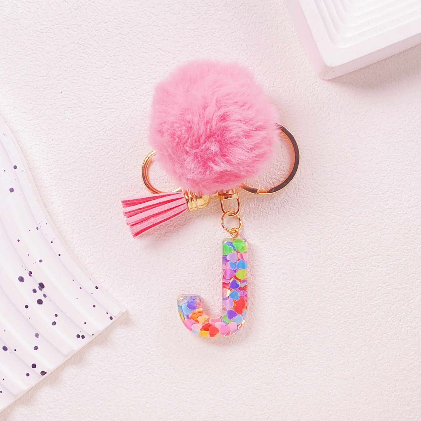 Steadline Initial Letter Keychain Personalized English Alphabet Key ...