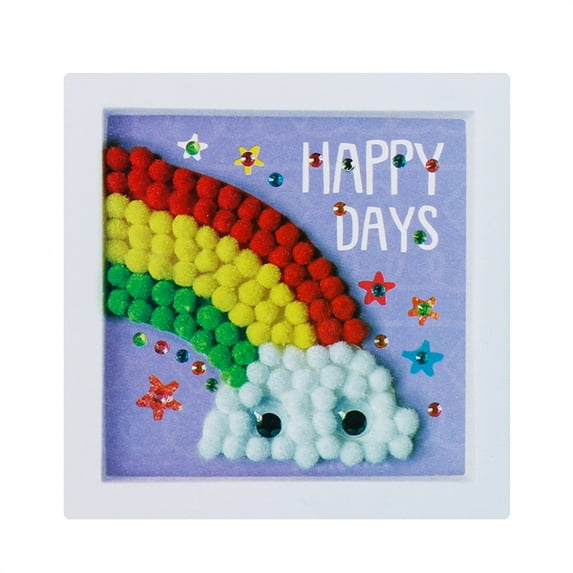 Steadline Youngster's DIY Wool Ball Sticker Art Kit with Photo Frame ...