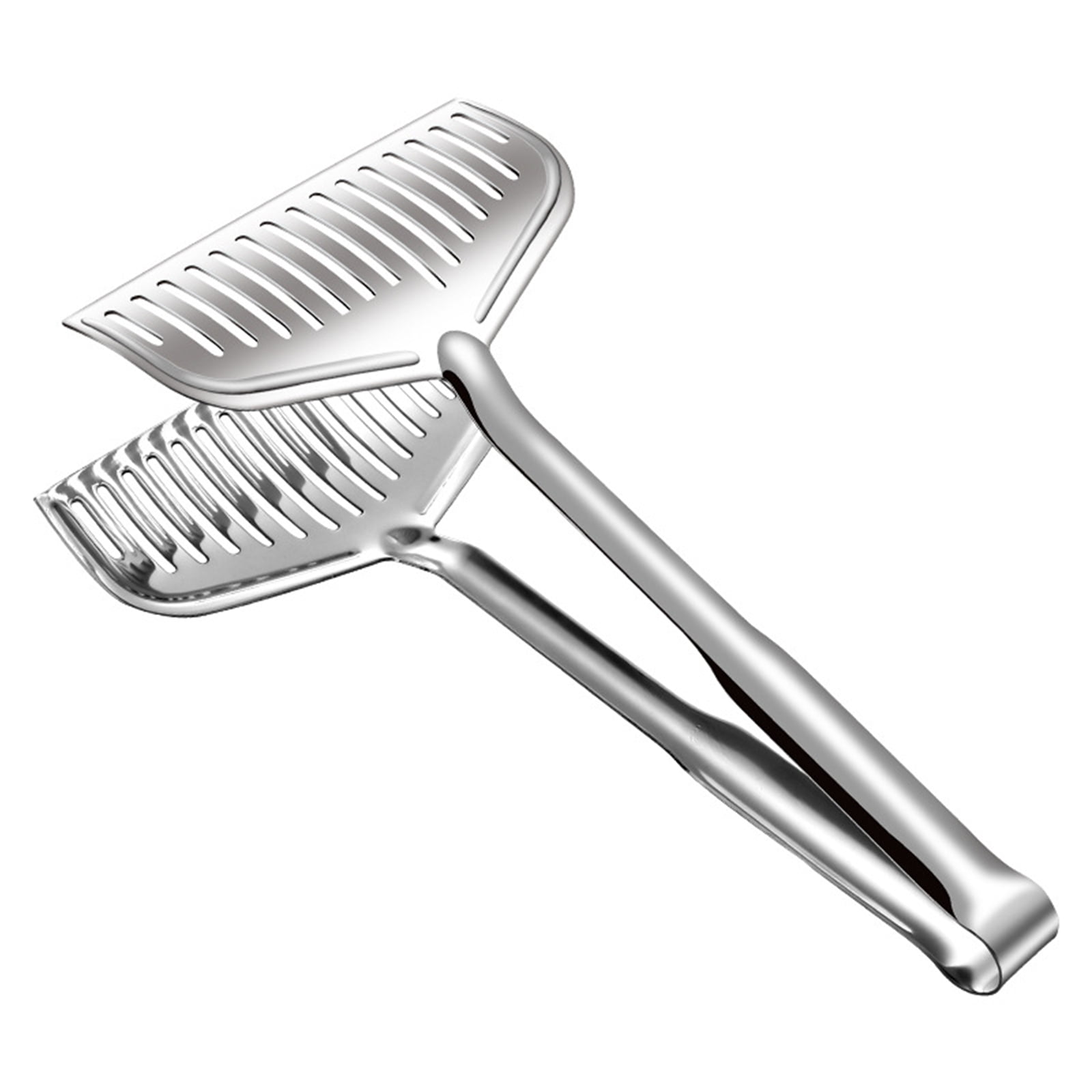 Steak Clamp Fish Spatula Cooking Tongs Stainless Steel Fried Fish Tongs ...