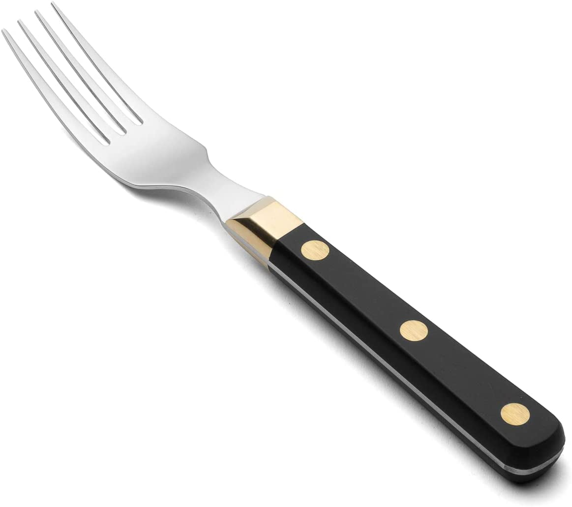 Steak Fork 4 Inch Nitrum Stainless Steel and 200 mm blade. Ergonomic ...