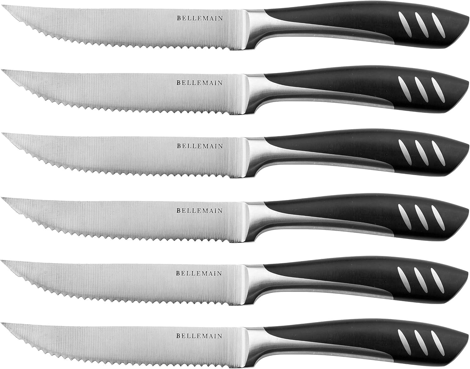 Bellemain 4-Piece Steak Knives Set, Lightweight Kitchen Knives Set for ...