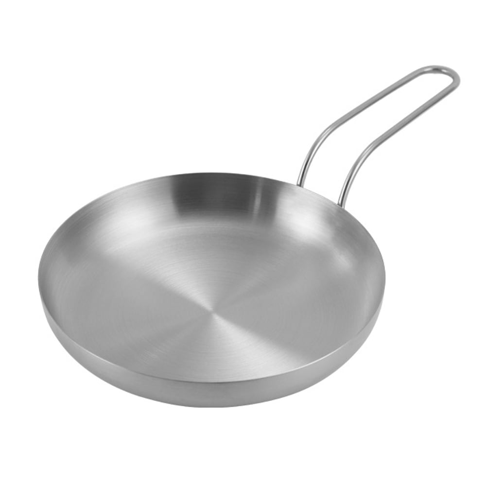 Steak Pate Platter Fajita Skillet Stainless Steel Paella Pan Everyday ...