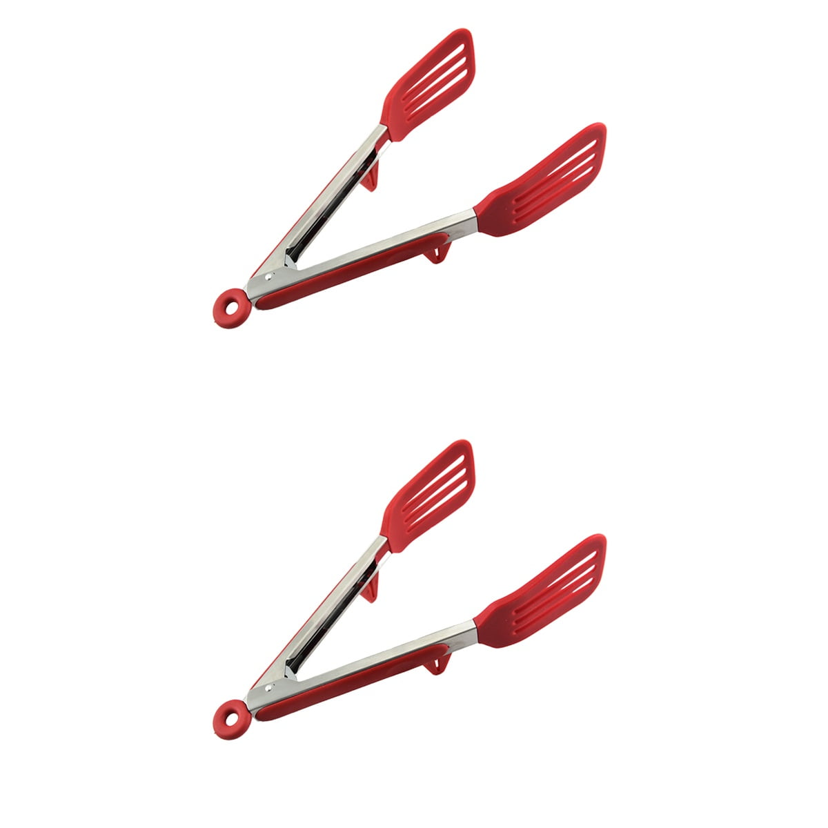 Steak Tongs BBQ Appetizers 2 Pieces Food Silica Gel Barbecue Clamp ...