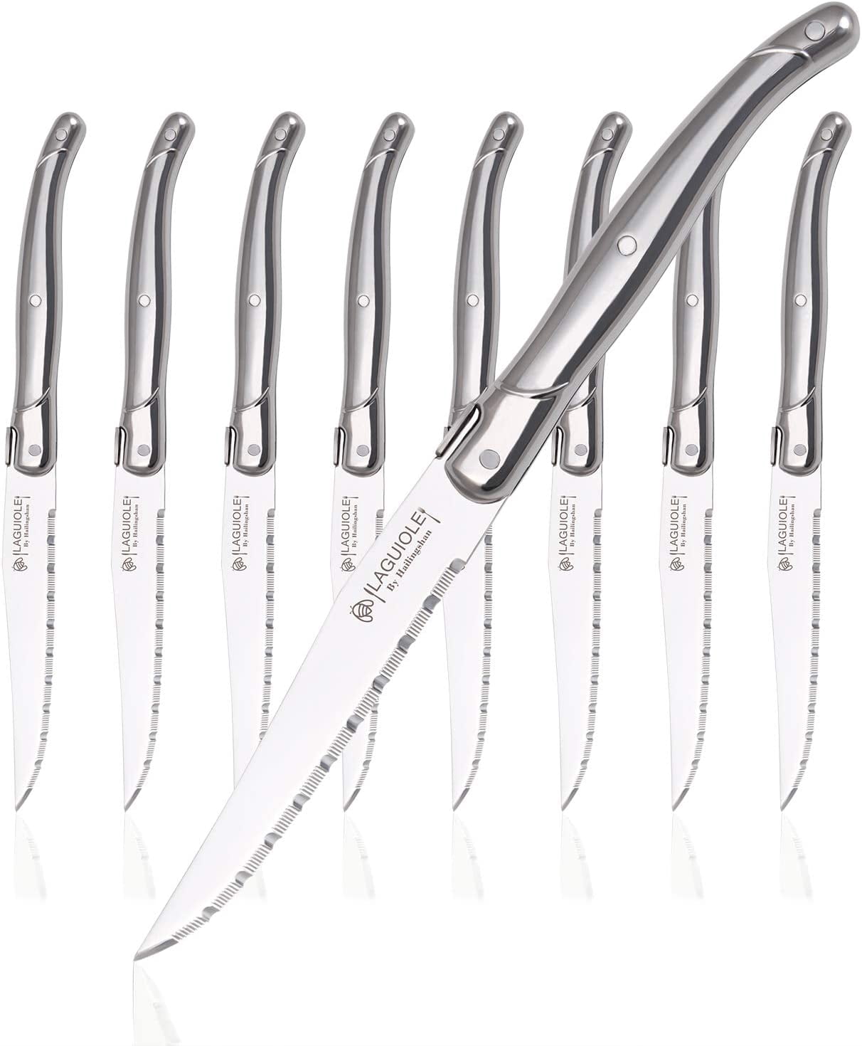 Steak knives Serrated Ed Sharp Light Premium Dishwasher Safe Stainless ...
