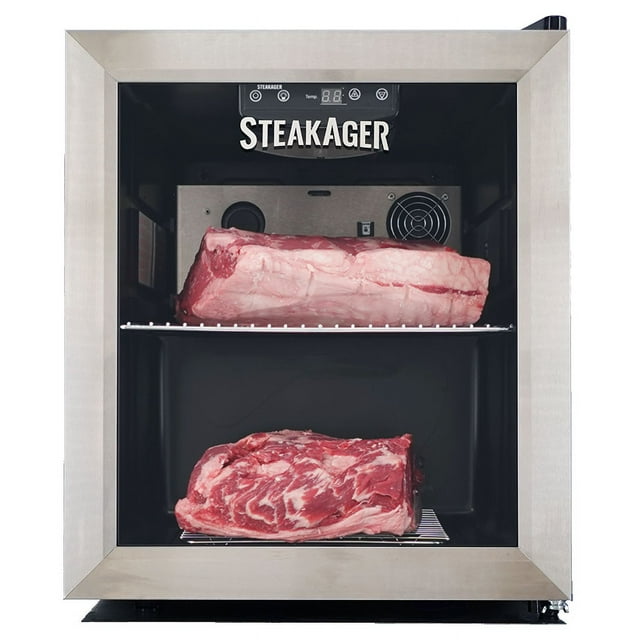 SteakAger PRO 20 Home Beef Dry-Aging Fridge, 20Lbs Capacity, Black ...