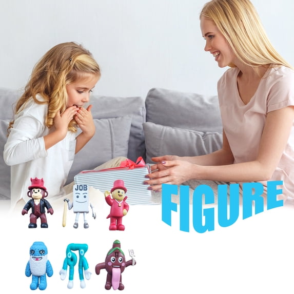 Steal A Brainrot Series Figurine Set - 6PCS Collectible Figures with ...