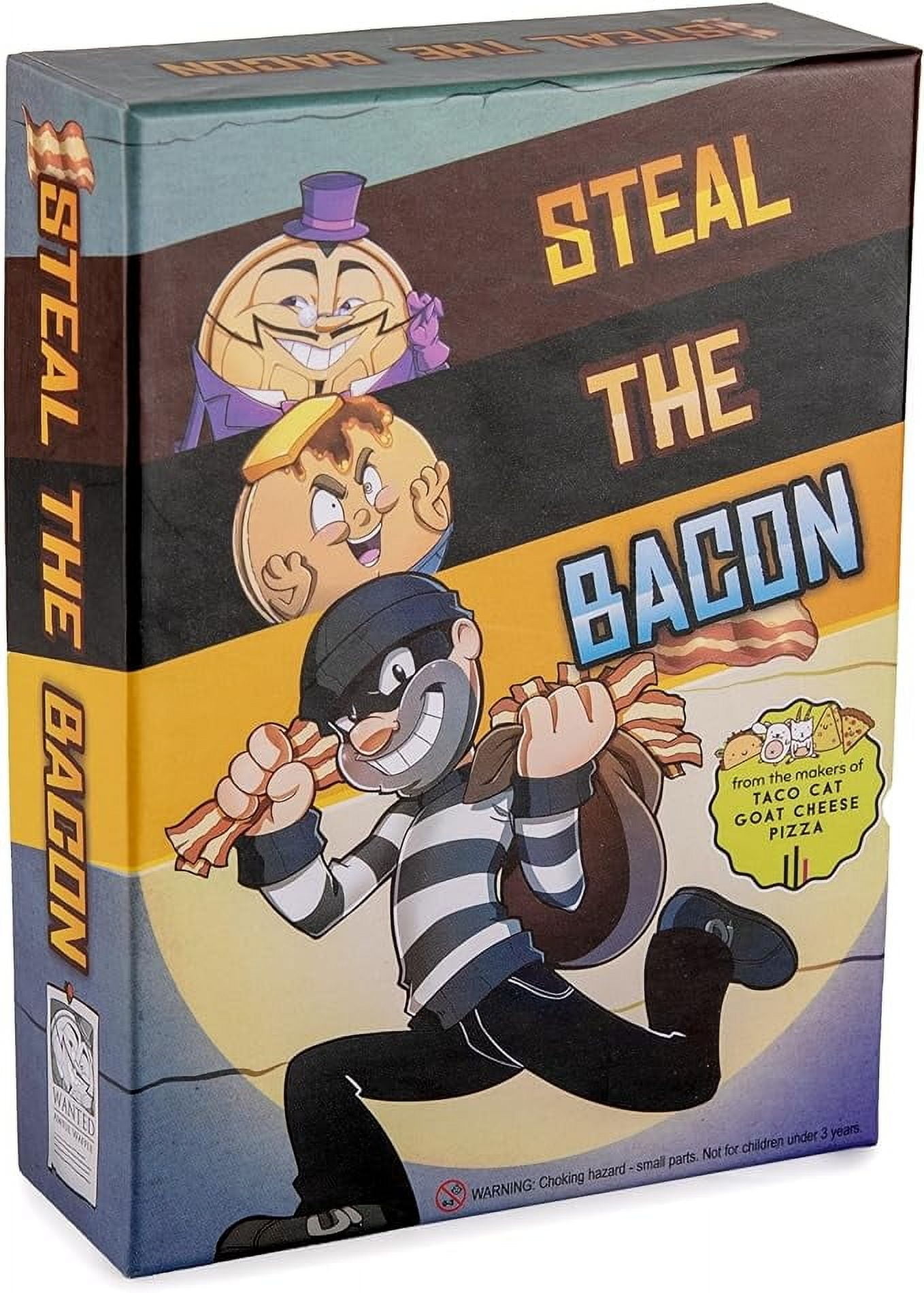 Steal The Bacon Card Game - by Taco Cat Goat Cheese Pizza – Fun Family ...