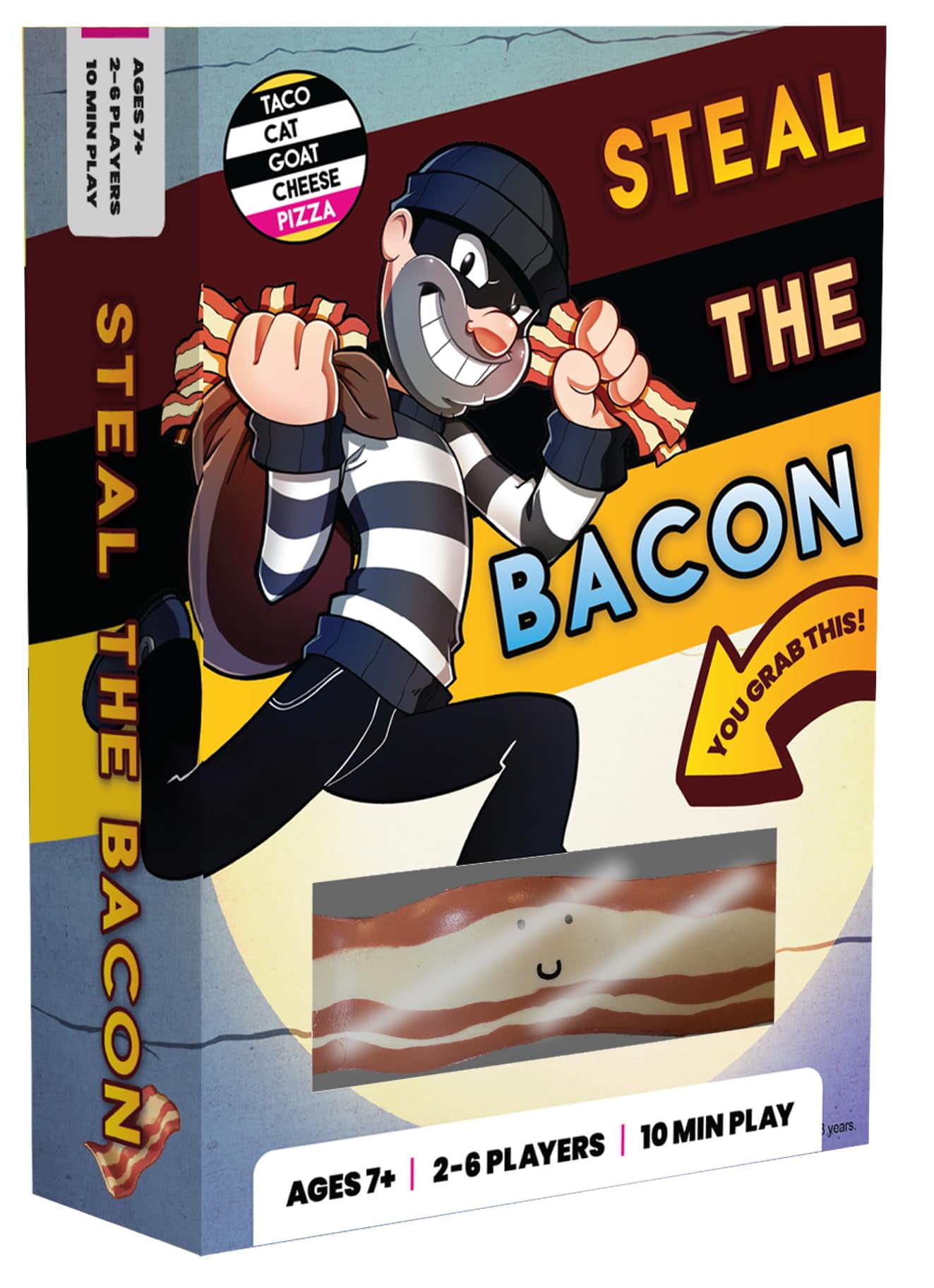 Steal The Bacon Card STF9 Game - by Taco Cat Goat Cheese Pizza - Fun ...