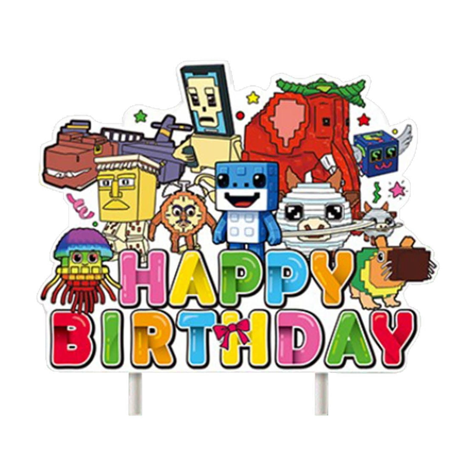 Steal a Brainrot Birthday Party Decorations Kit, Party Supplies Set ...