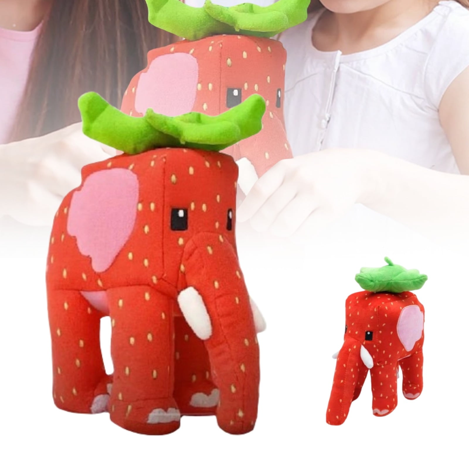Steal a Brainrot Plush Toy, 9.8 Inch Strawberry Elephant Stuffed Animal ...