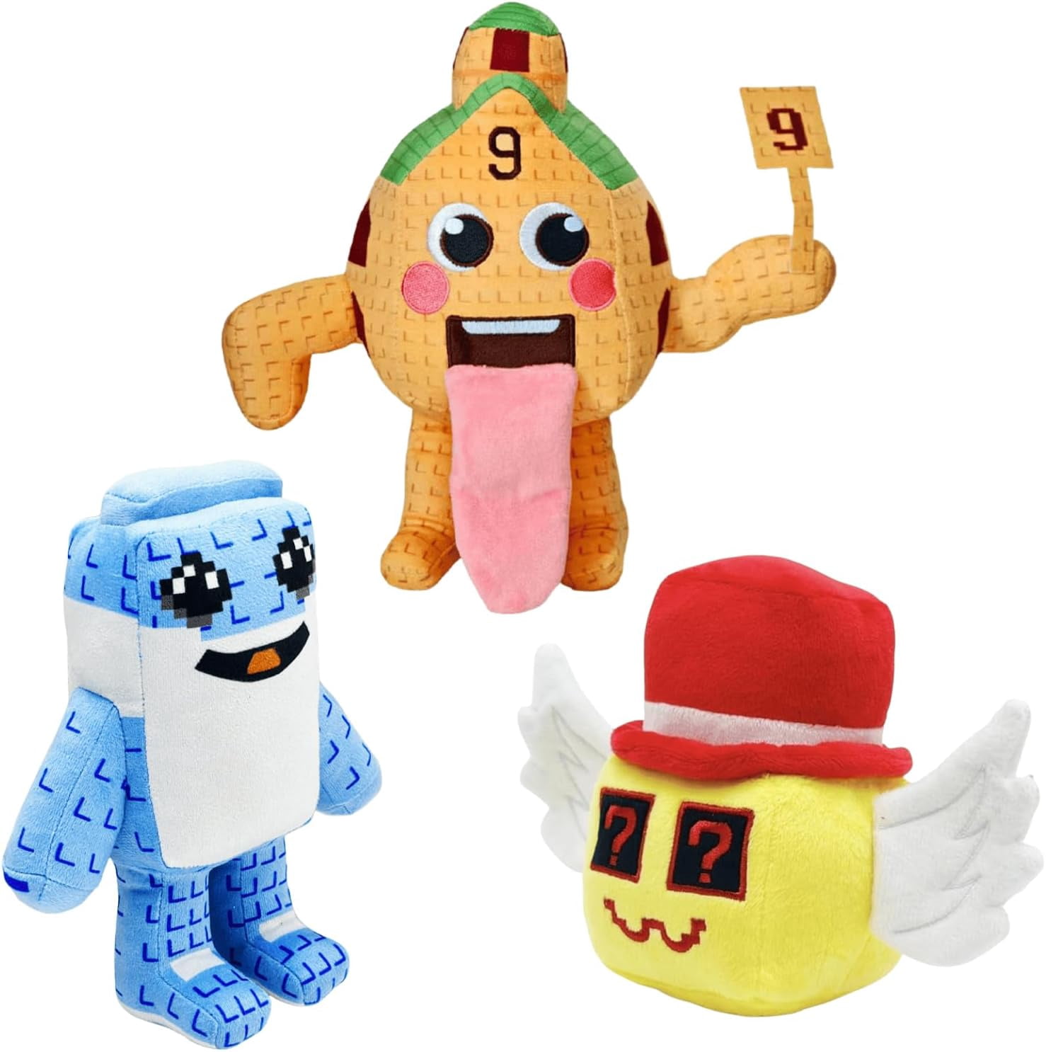 Steal a Brainrot Plush Toys, 3Pcs Brainrot 67 Sammy Strawberry Elephant ...