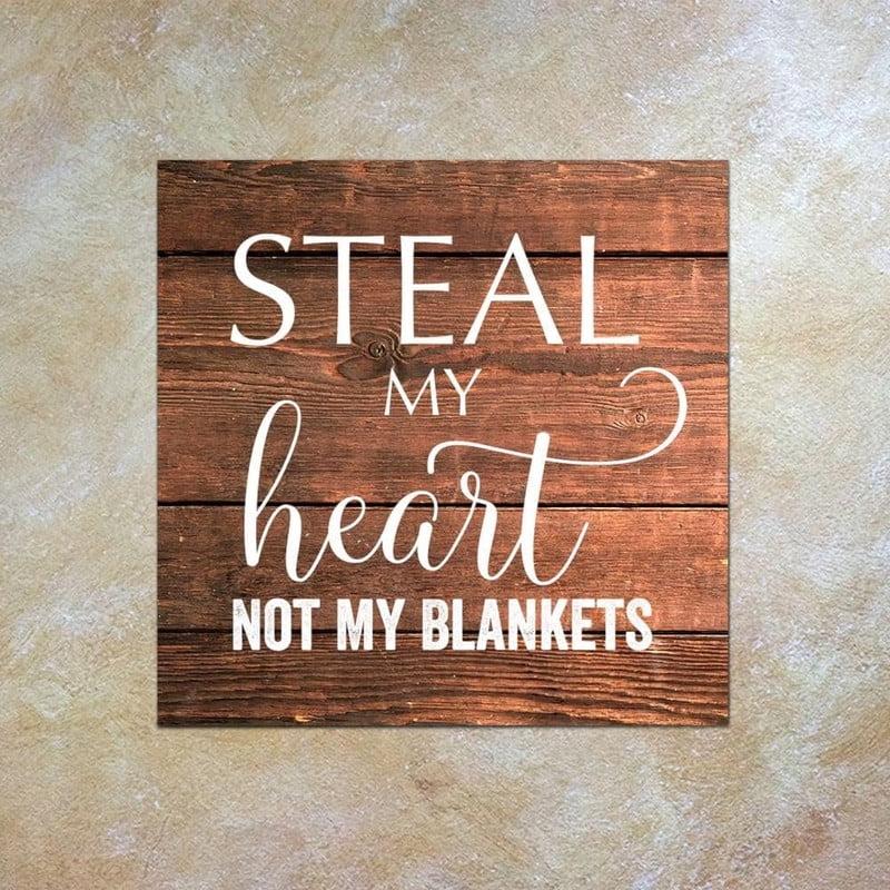 Steal My Heart Not Wooden Signs For Wall Wooden Plate For Table Wooden ...