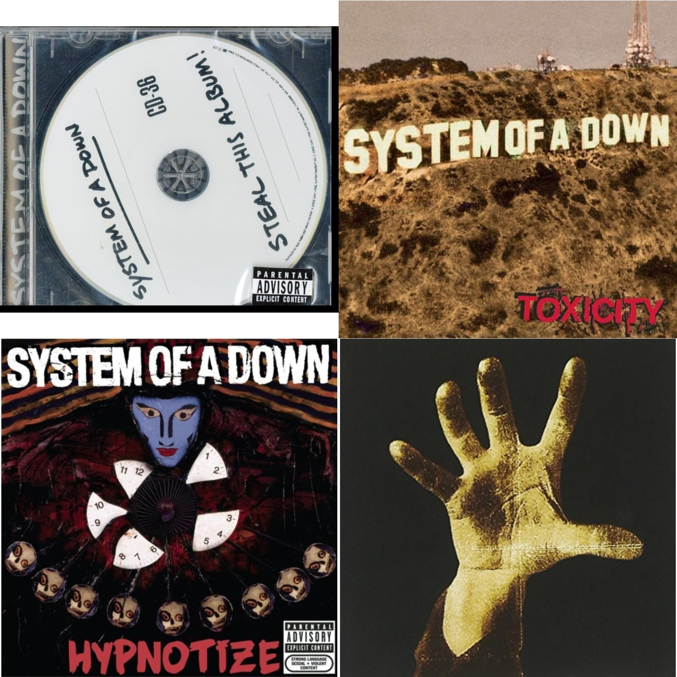 Steal This Album & Toxicity & Hypnotize & System Of A Down [CD Bundle] - Walmart.com