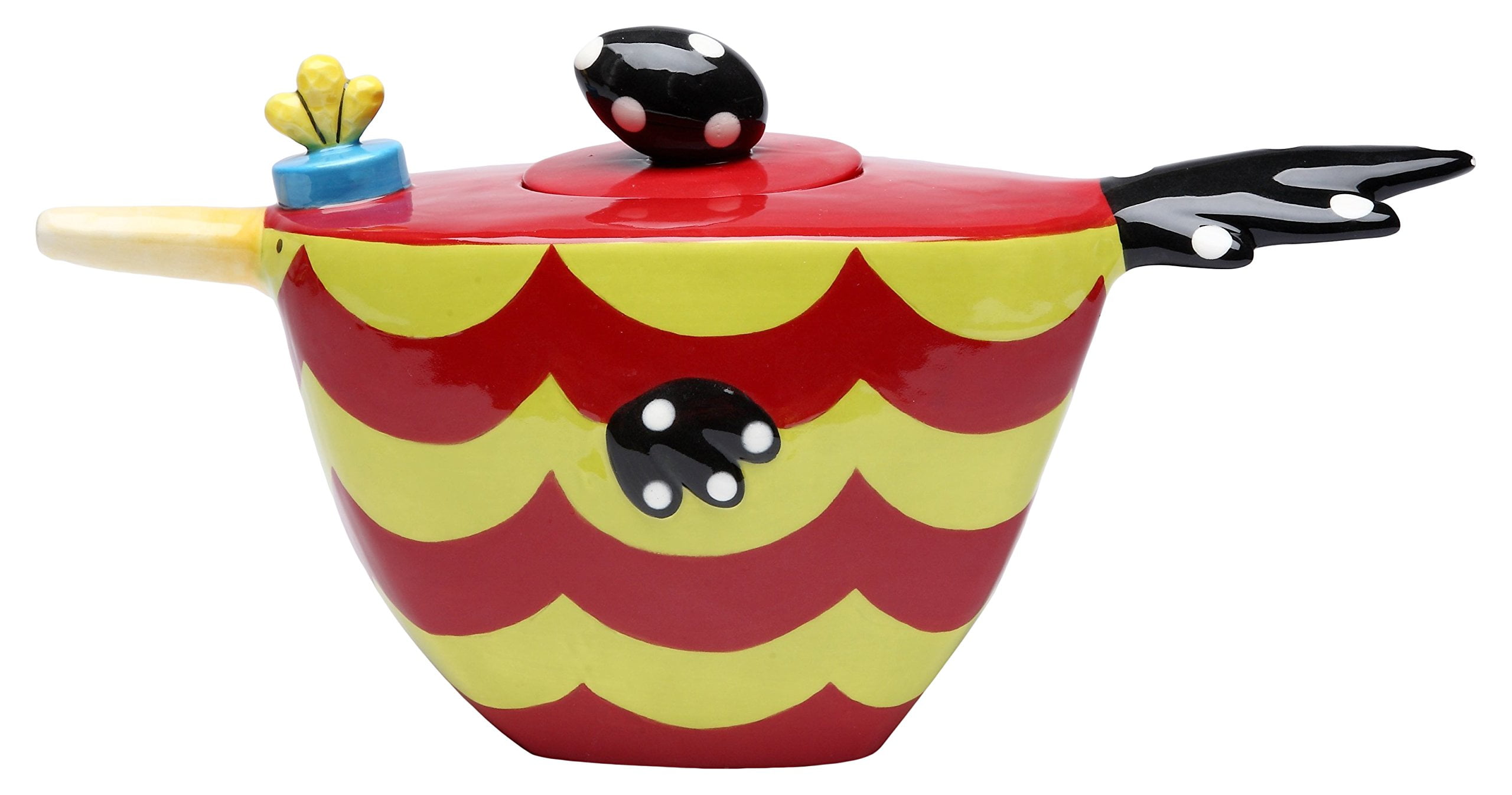 StealStreet SS-CG-62666 10.38" Painted Red and Yellow Stripe Bird ...