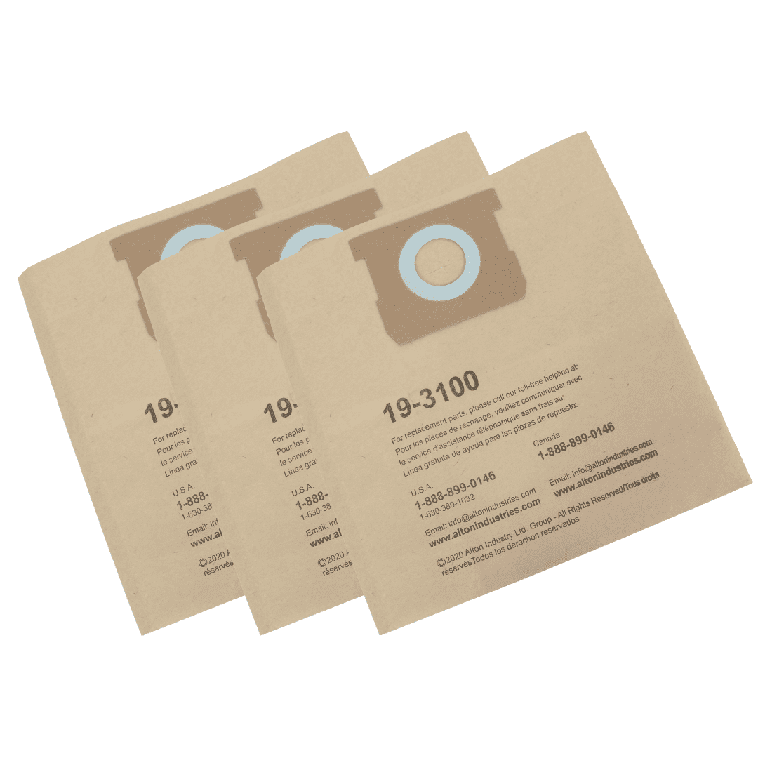 Stealth Air Wet/Dry Vac Filter Bags - 3 Pack, High Efficiency, Fits ...