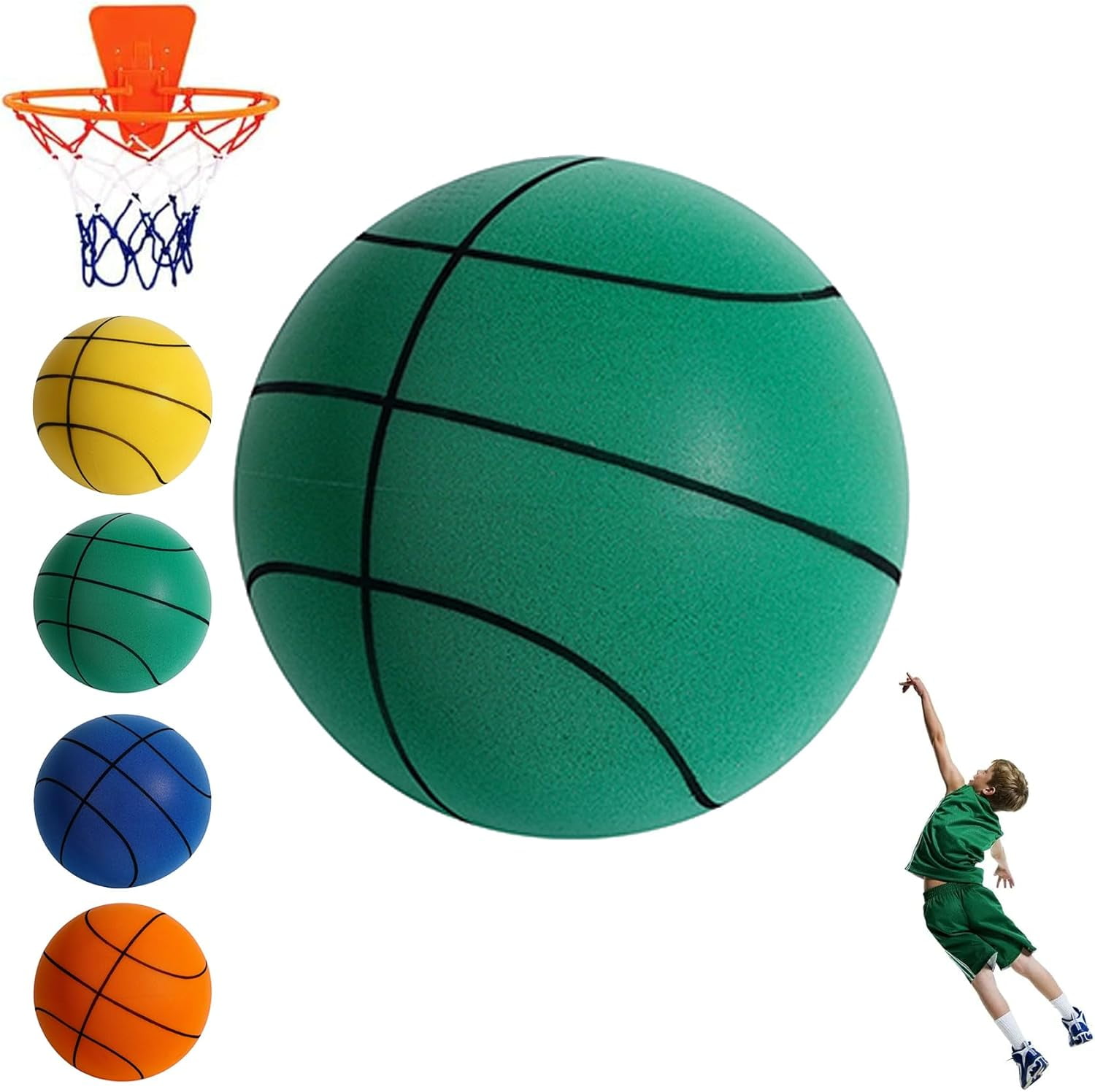 Stealth Ball Silent Basketball and Hoop, Stealth Ball Basketball, 2025 ...