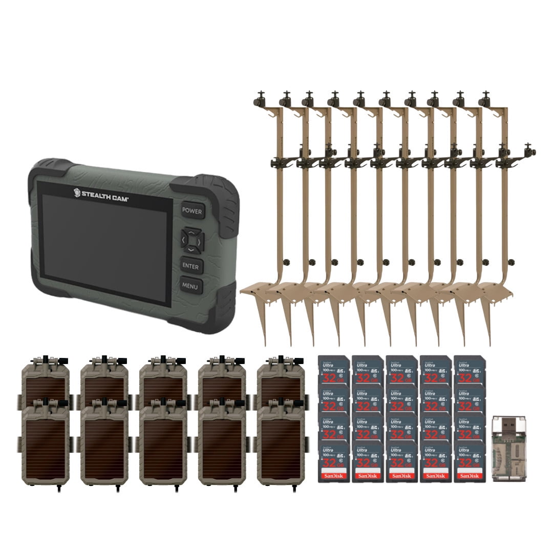 Stealth Cam Adjustable Multi-Pivot Mounting Post (10-Pack) Bundle with ...