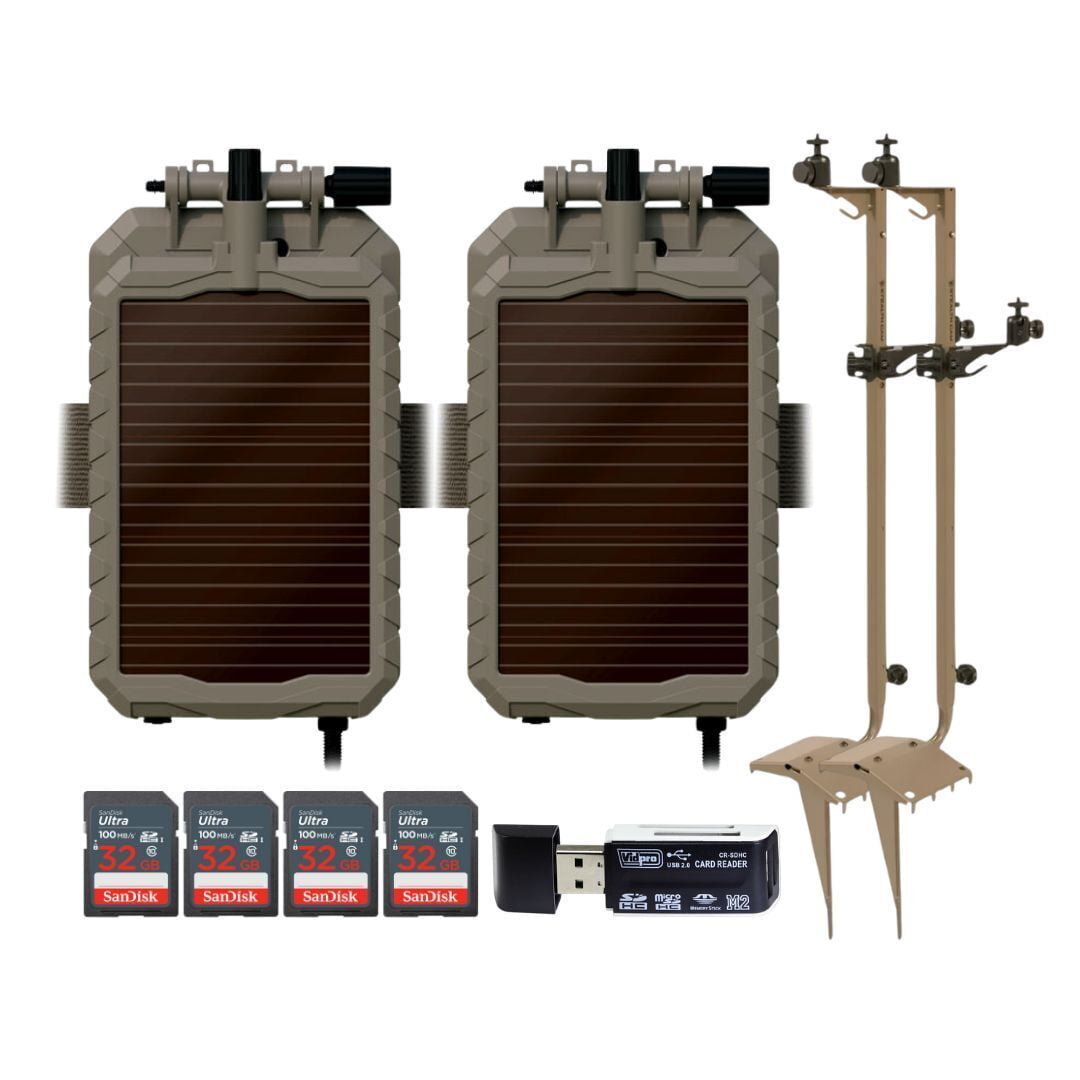 Stealth Cam Adjustable Multi-Pivot Mounting Post (2-Pack) Bundle with ...