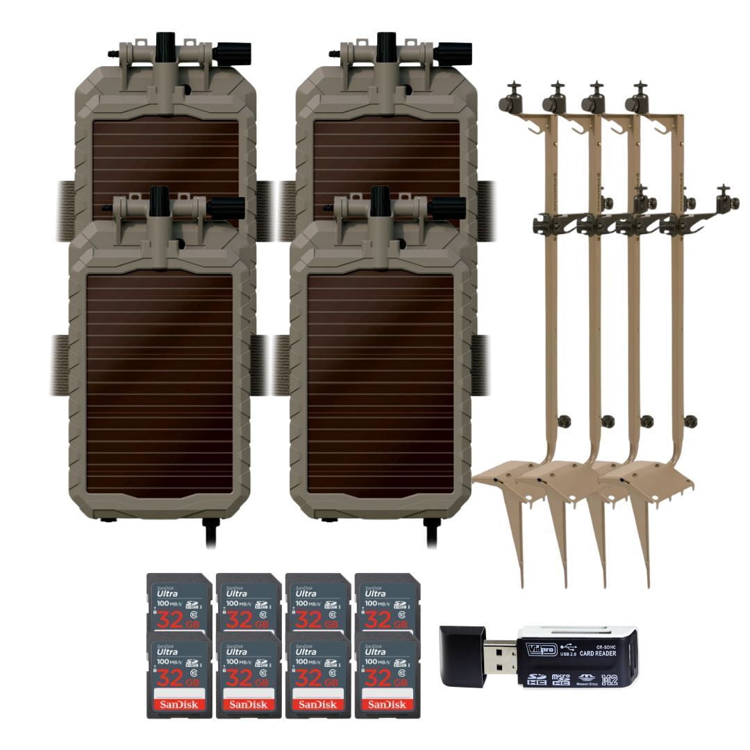 Stealth Cam Adjustable Multi-Pivot Mounting Post (4-Pack) Bundle with ...