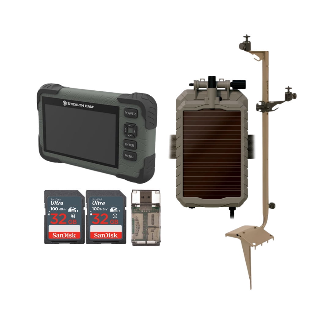 Stealth Cam Adjustable Multi-Pivot Mounting Post Bundle with Solar ...