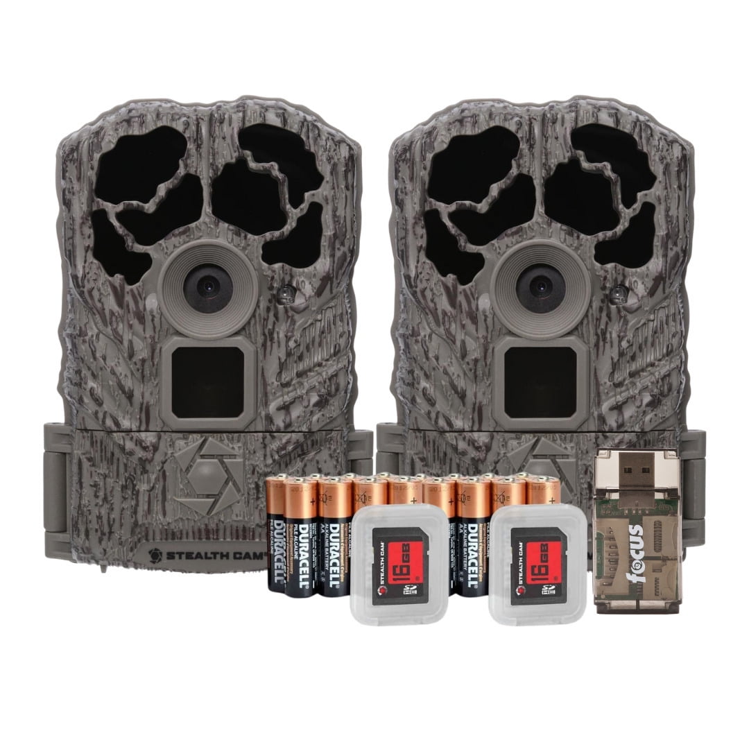 Stealth Cam Browtine 18MP Digital Trail Camera Bundle with 16GB SD Card ...