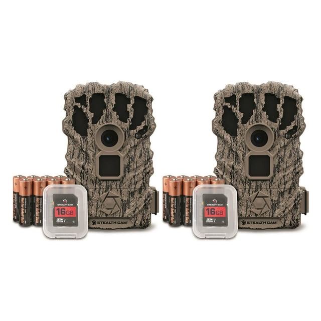 Stealth Cam Browtine Trail/Game Camera Combo, 16MP, 2 Pack - Walmart.com