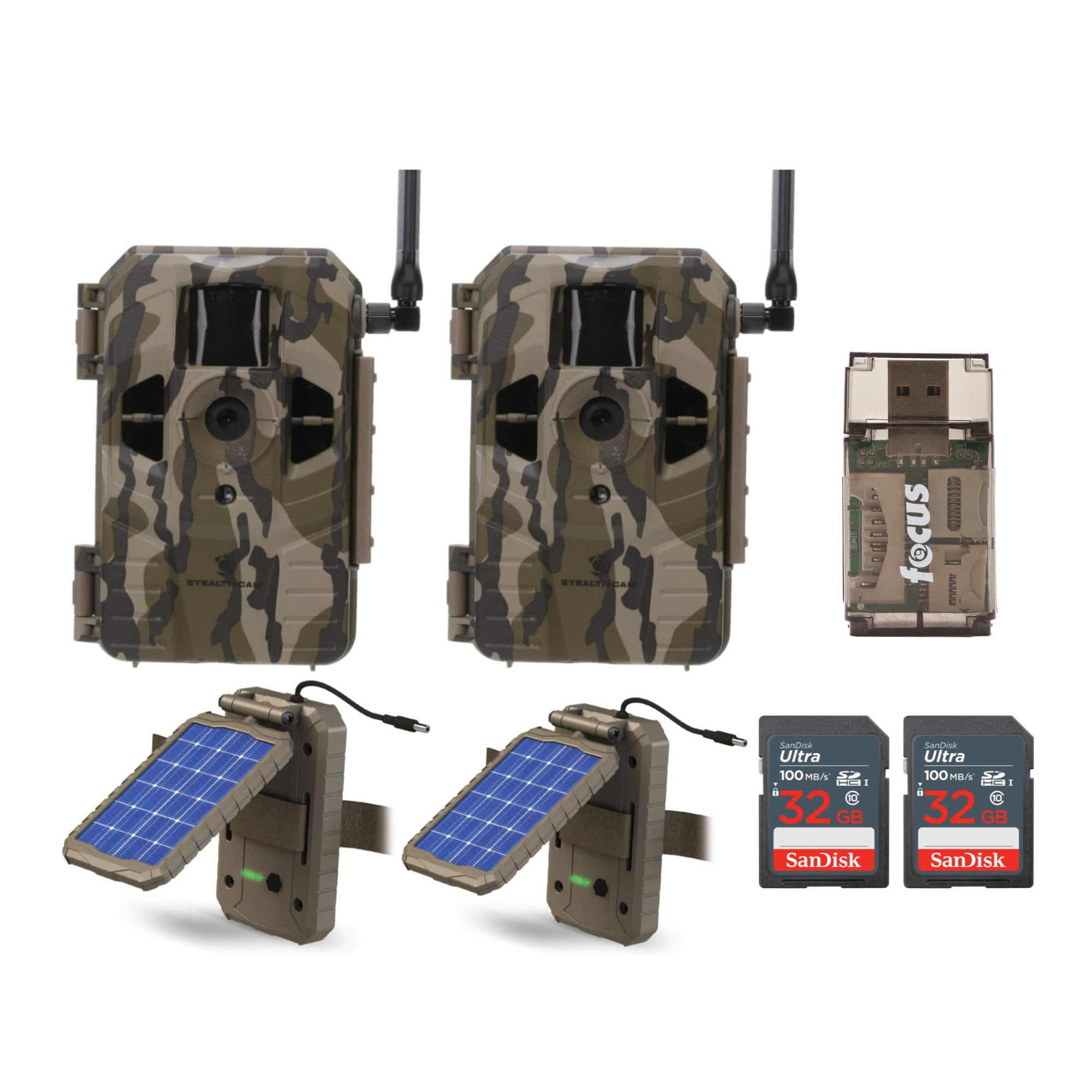 Stealth Cam Connect Cellular Trail Camera (Verizon) with Solar Panel ...