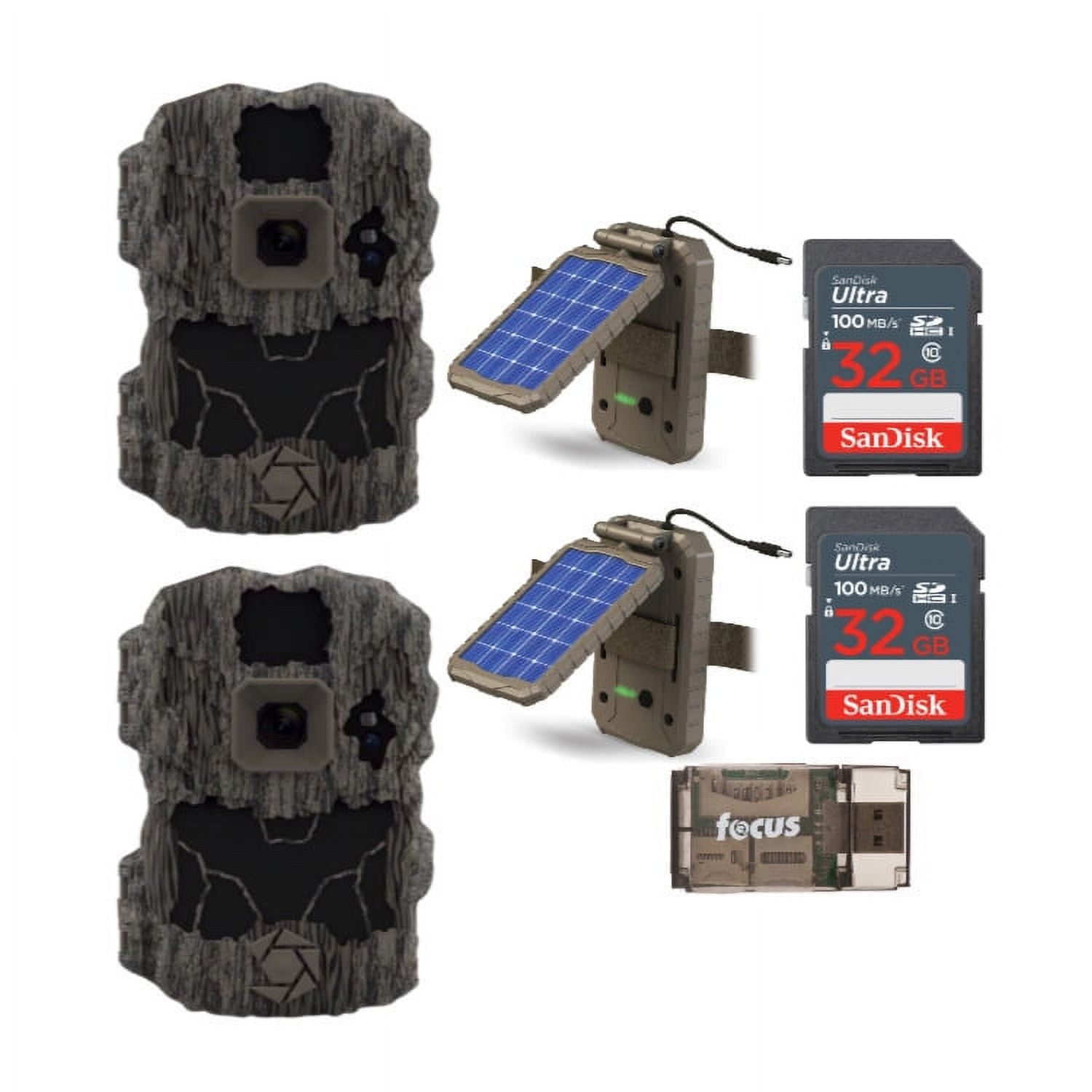 Stealth Cam DS4K 32MP Ultimate Camera with Solar Power Panels Bundle (2 ...