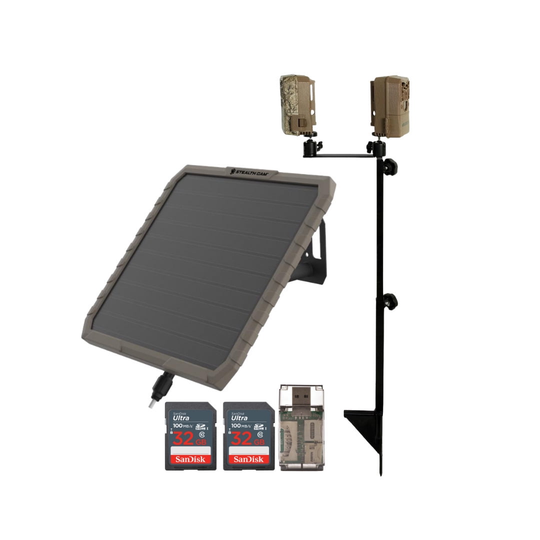Stealth Cam FieldMax External EX 3000 mAh Solar Battery Pack with Solar ...