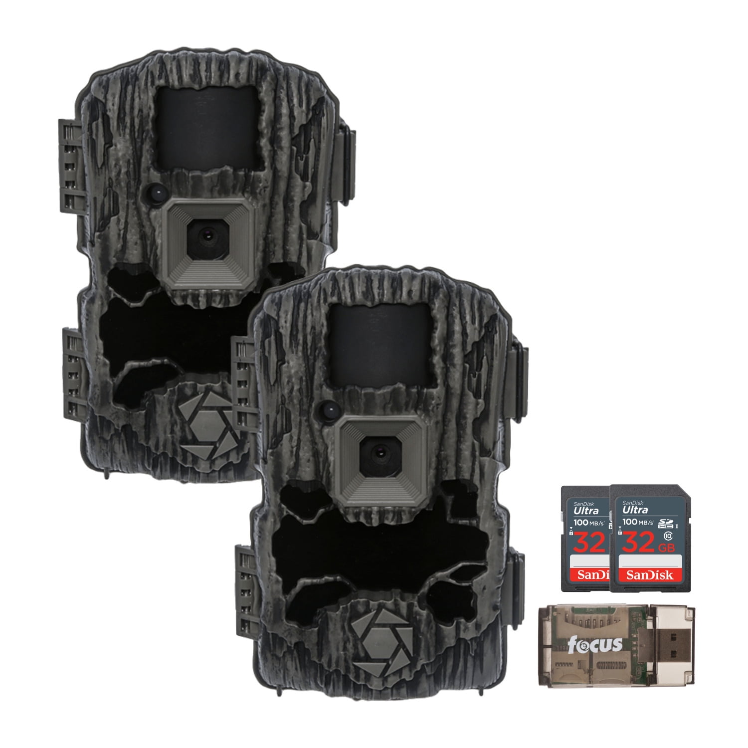 Stealth Cam GMAX32 Trail Camera Bundle (2-Pack) 32MP 1080p Infrared LED ...