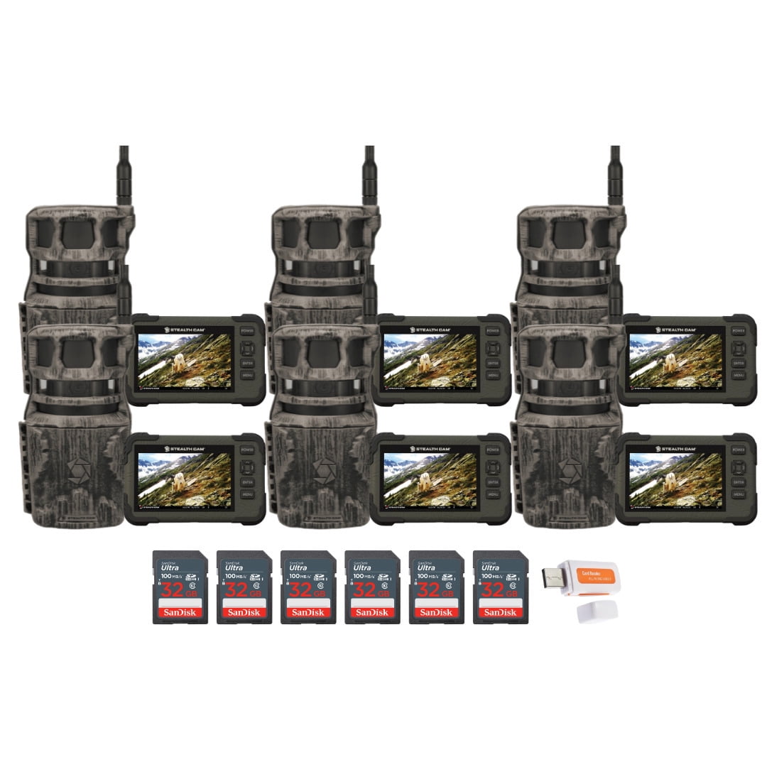Stealth Cam Revolver 36MP 360-Degree Cellular Trail Camera (6-Pack ...