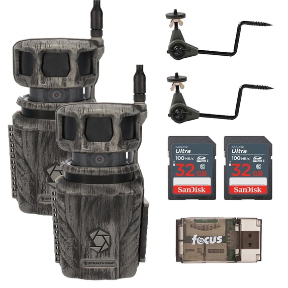 Stealth Cam Revolver 40MP Pro 360-Degree Cellular Trail Camera (2-Pack ...