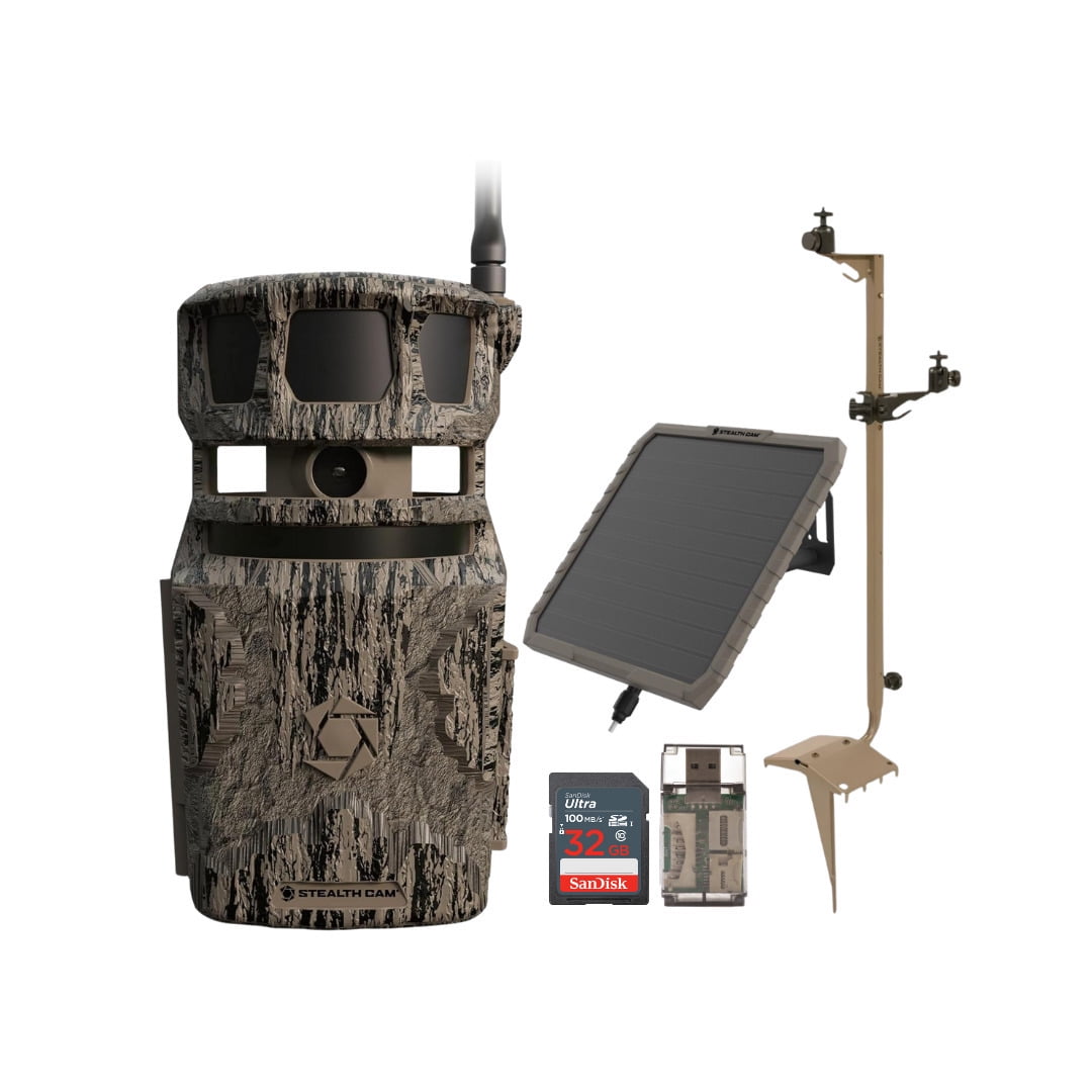 Stealth Cam Revolver 40MP Pro 360-Degree Cellular Trail Camera Bundle ...