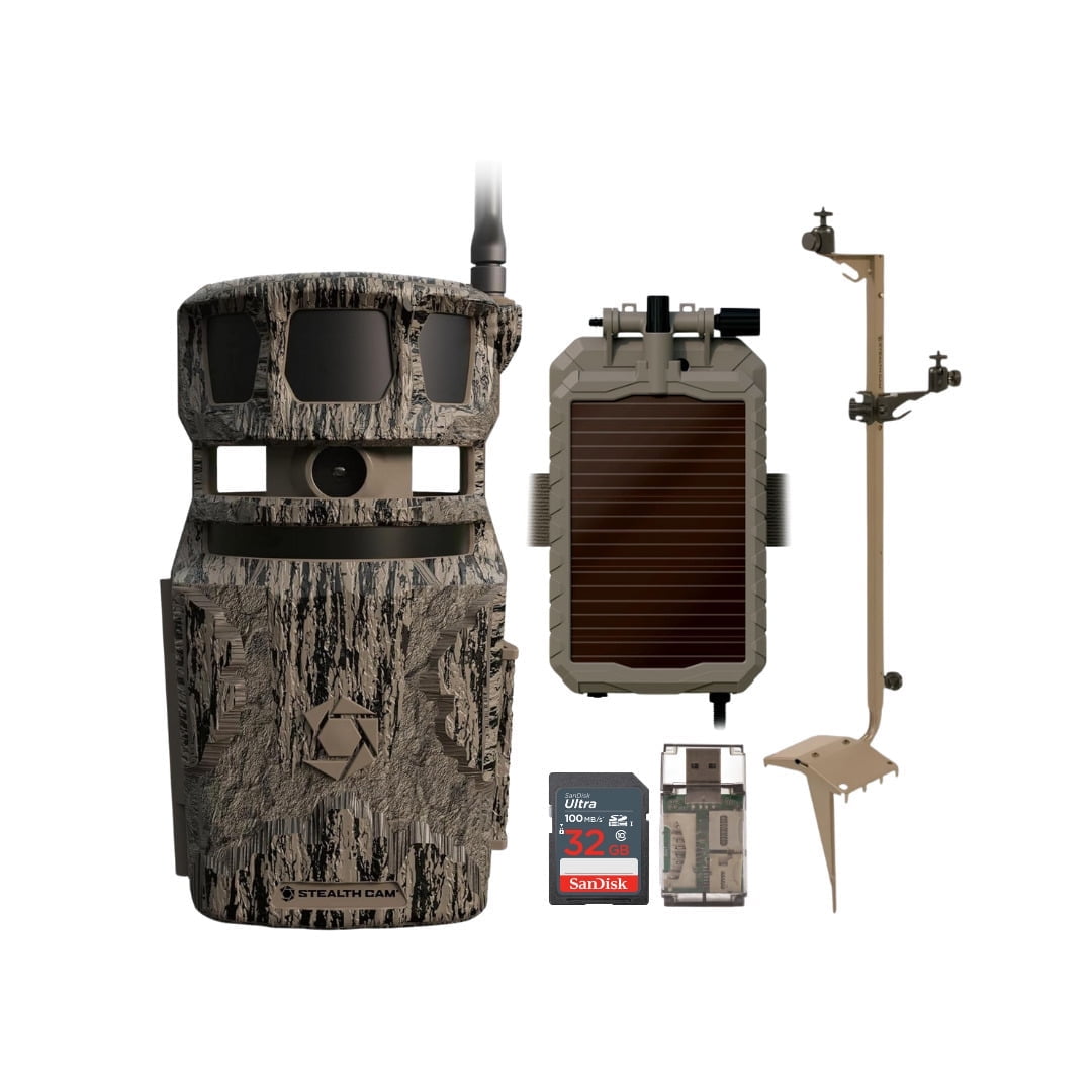 Stealth Cam Revolver 40MP Pro 360-Degree Cellular Trail Camera Bundle ...