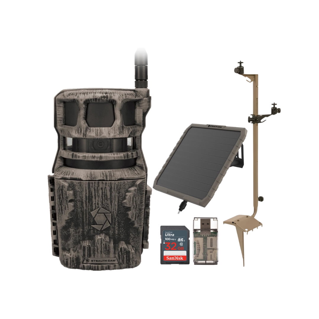 Stealth Cam Revolver 40MP Pro 360 Degree Cellular Trail Camera Bundle ...