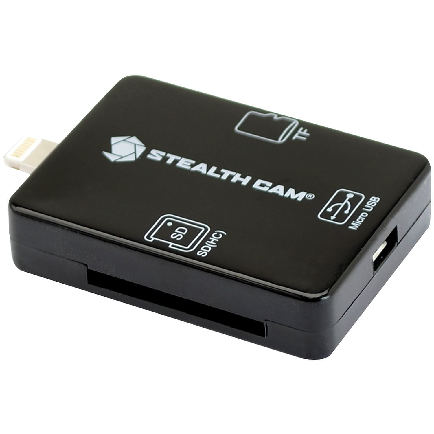 STEALTH CAM Memory Card Reader for iOS Devices | Portable Compact ...