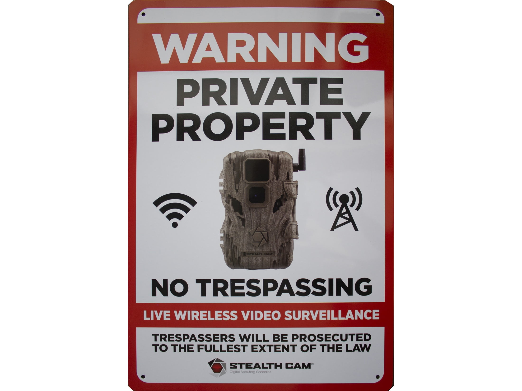 Stealth Cam Stealth Live Wireless Video Surveillance Sign - Walmart.com