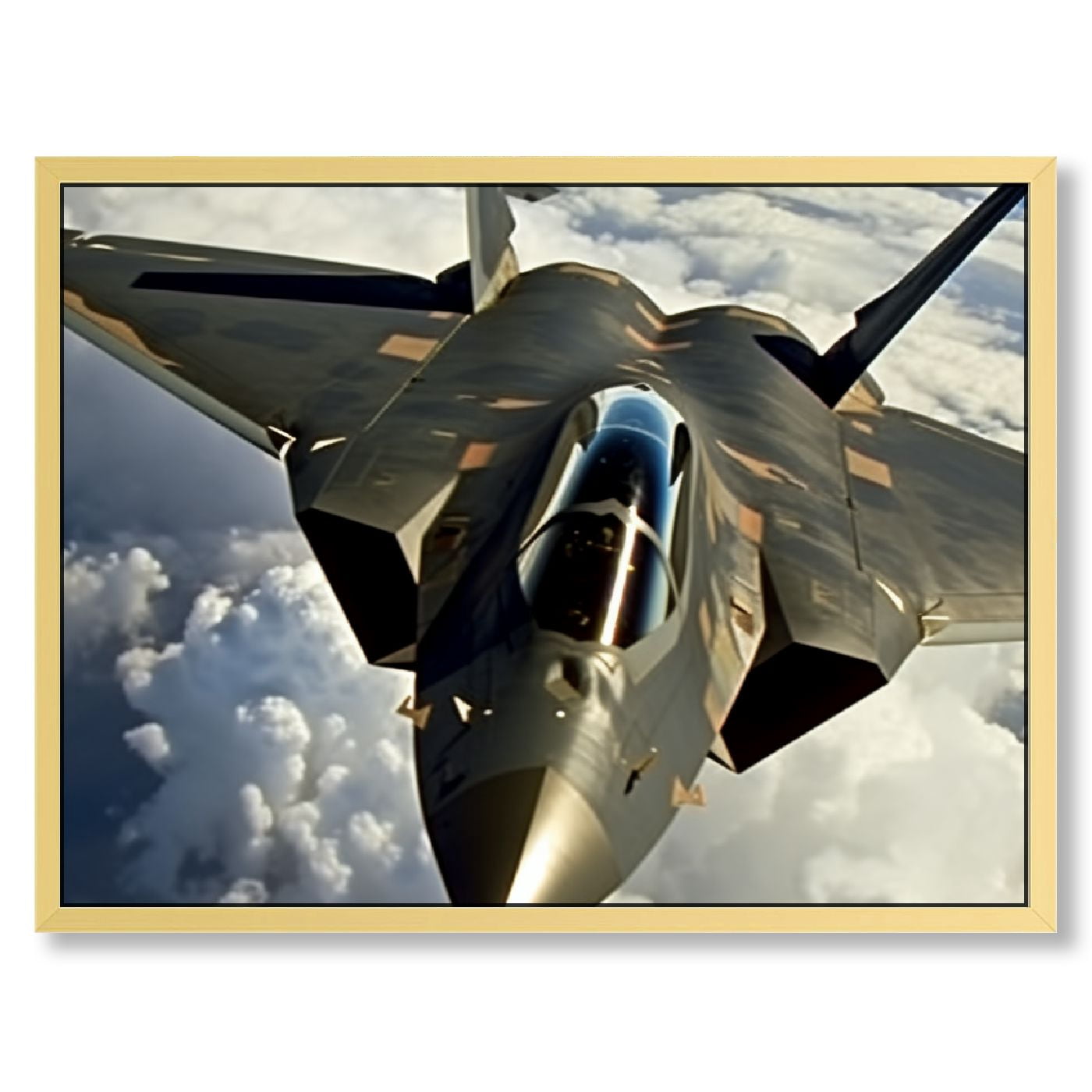 Stealth Fighter Jet Aviation Aircraft Wall Decor Art Print Poster ...