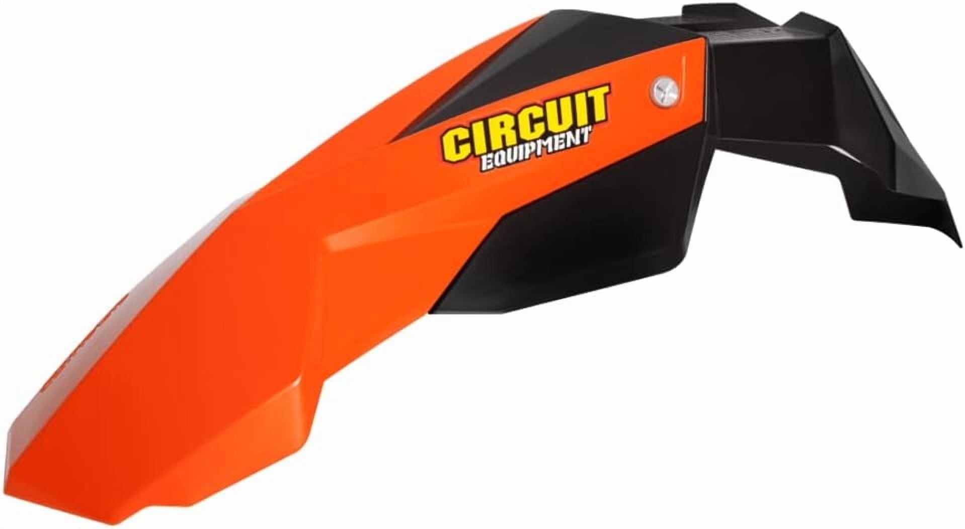 Stealth SM Front Fender – 17in, Black/Orange – Circuit - Walmart.com
