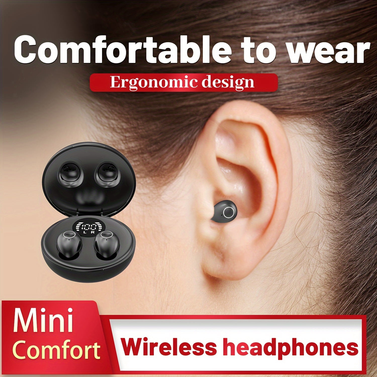 Stealth Sleep Earbuds - Ultra-thin Wireless In-ear Sports Headphones ...