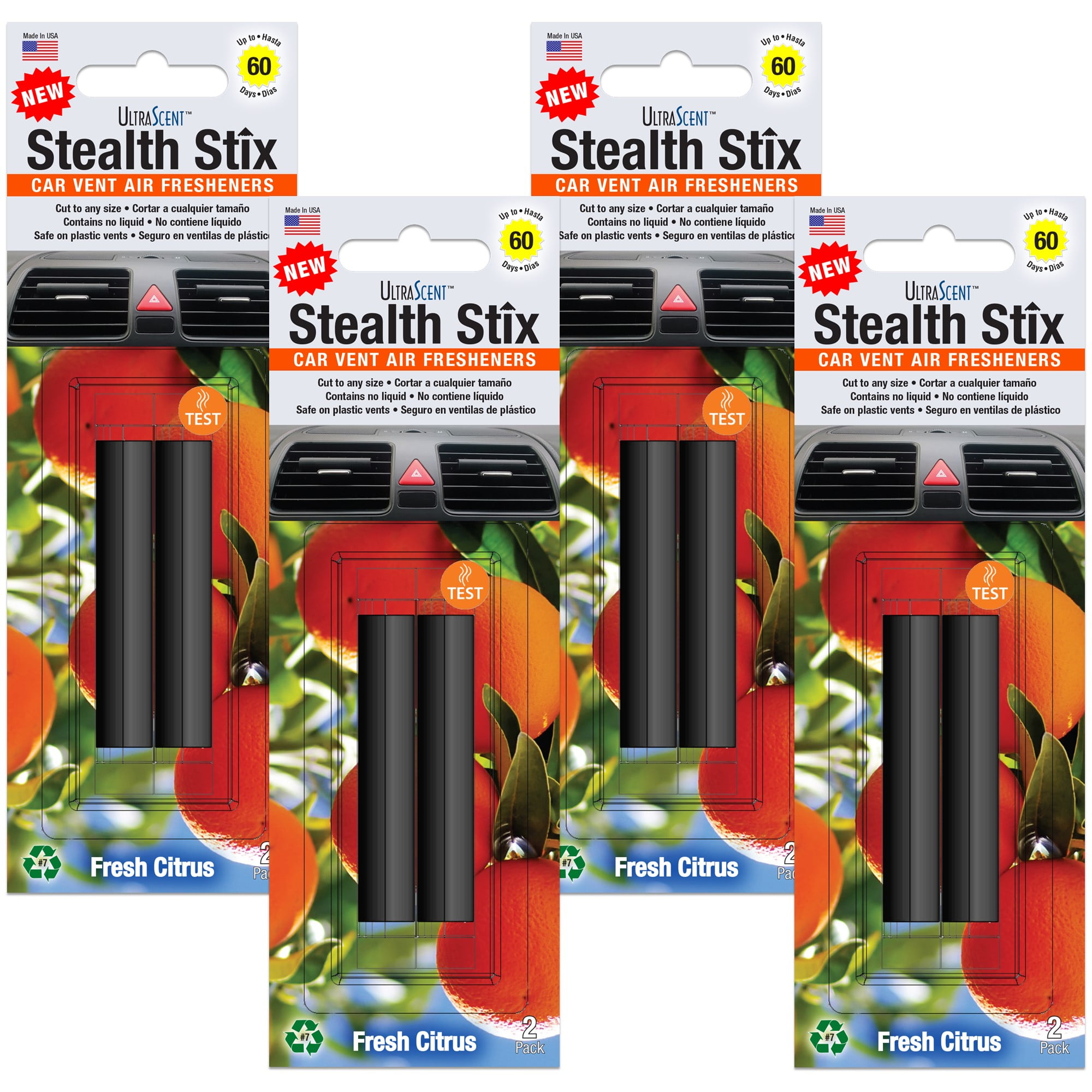 Stealth Stix, Car Air Freshener, Long Lasting Vent Clip Freshener ...