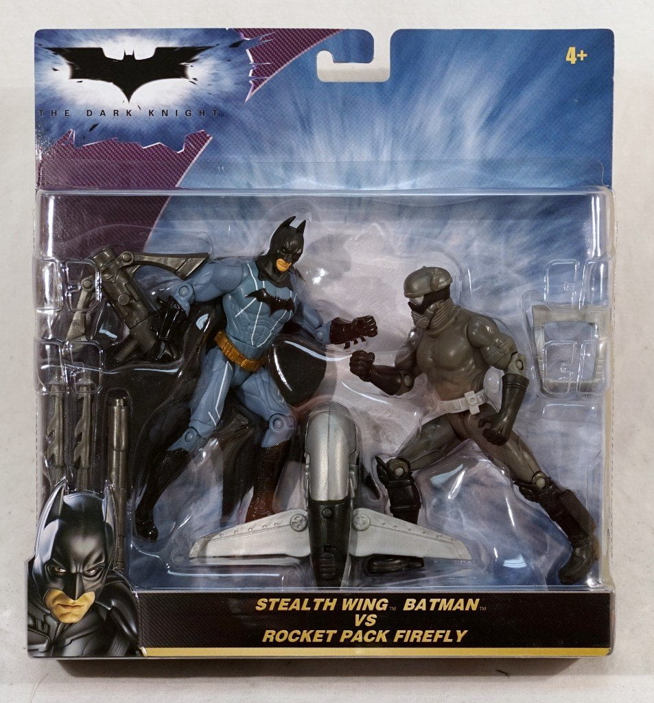Stealth Wing Batman vs. Rocket Pack Action Figures - Walmart.com