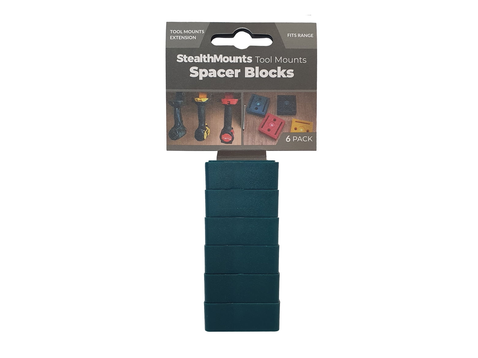 StealthMounts Tool Mount Spacers in Blue, 6 per Pack - Walmart.com