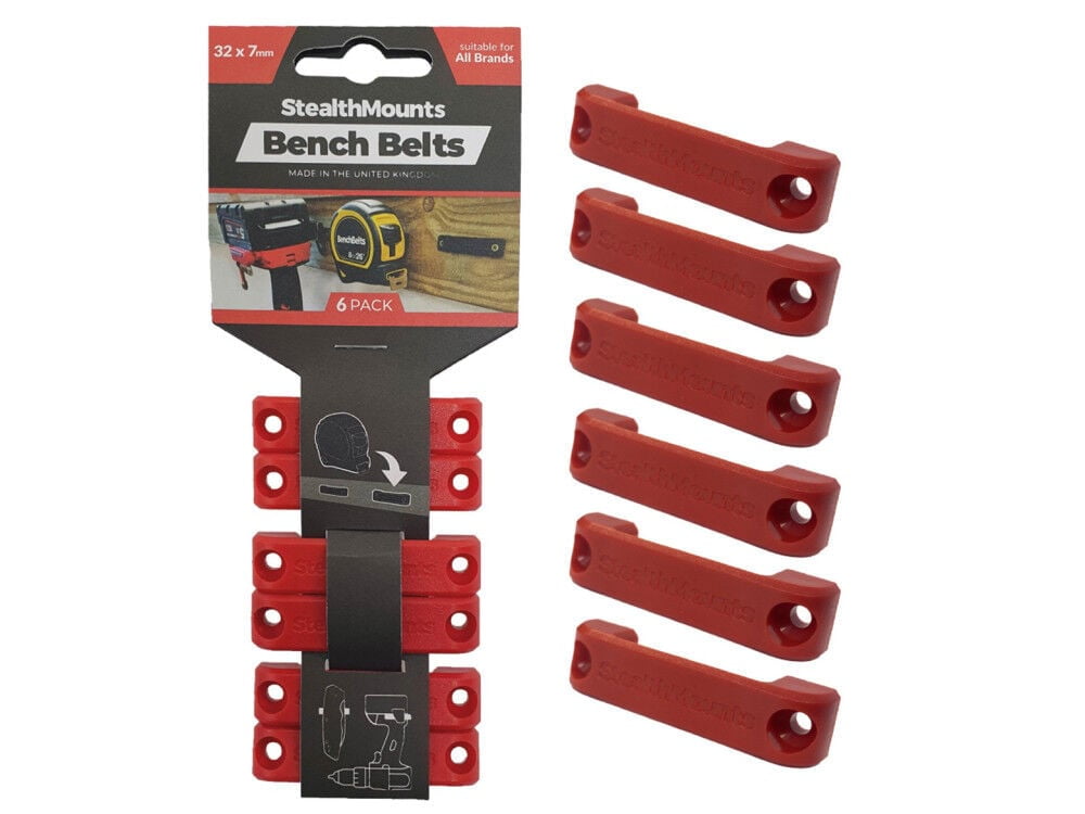 Stealthmounts Bench Belt 6Pk Red - Walmart.com