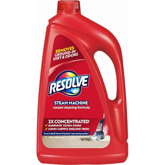 Steam Carpet Cleaner Solution Shampoo, 3.75 Lb Bottle, 2X Concentrate ...