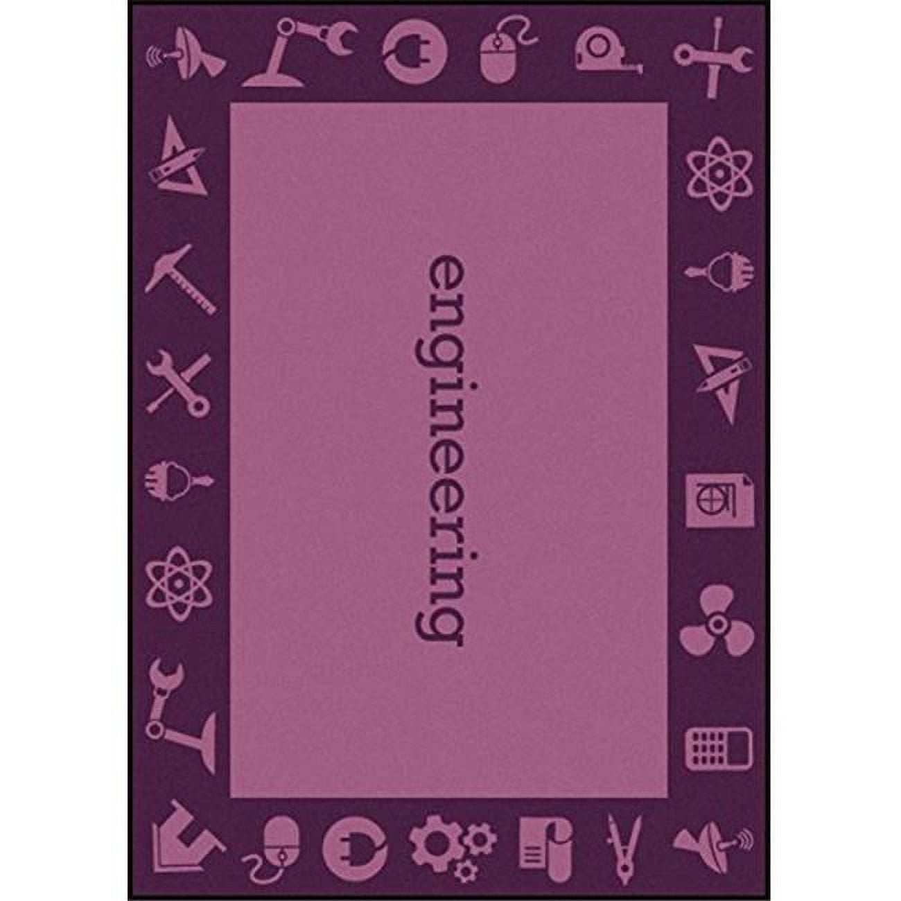 Steam Classroom Kid Essentials Rectangle Rug Engineering 7 ft. 8 in. x ...