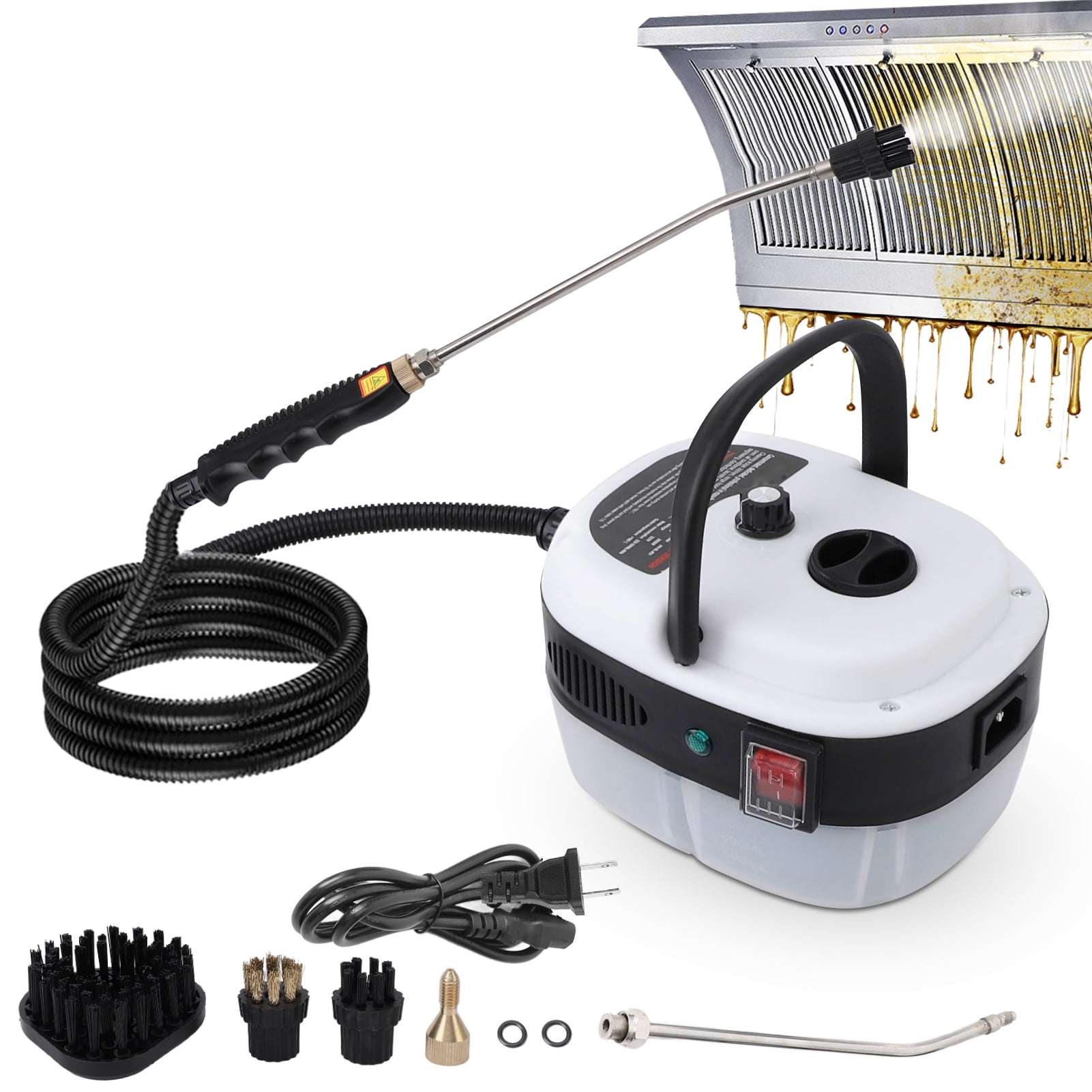 Fyydes Steam Cleaner, 2500W Handheld High Temperature Steamer, 10s Fast ...