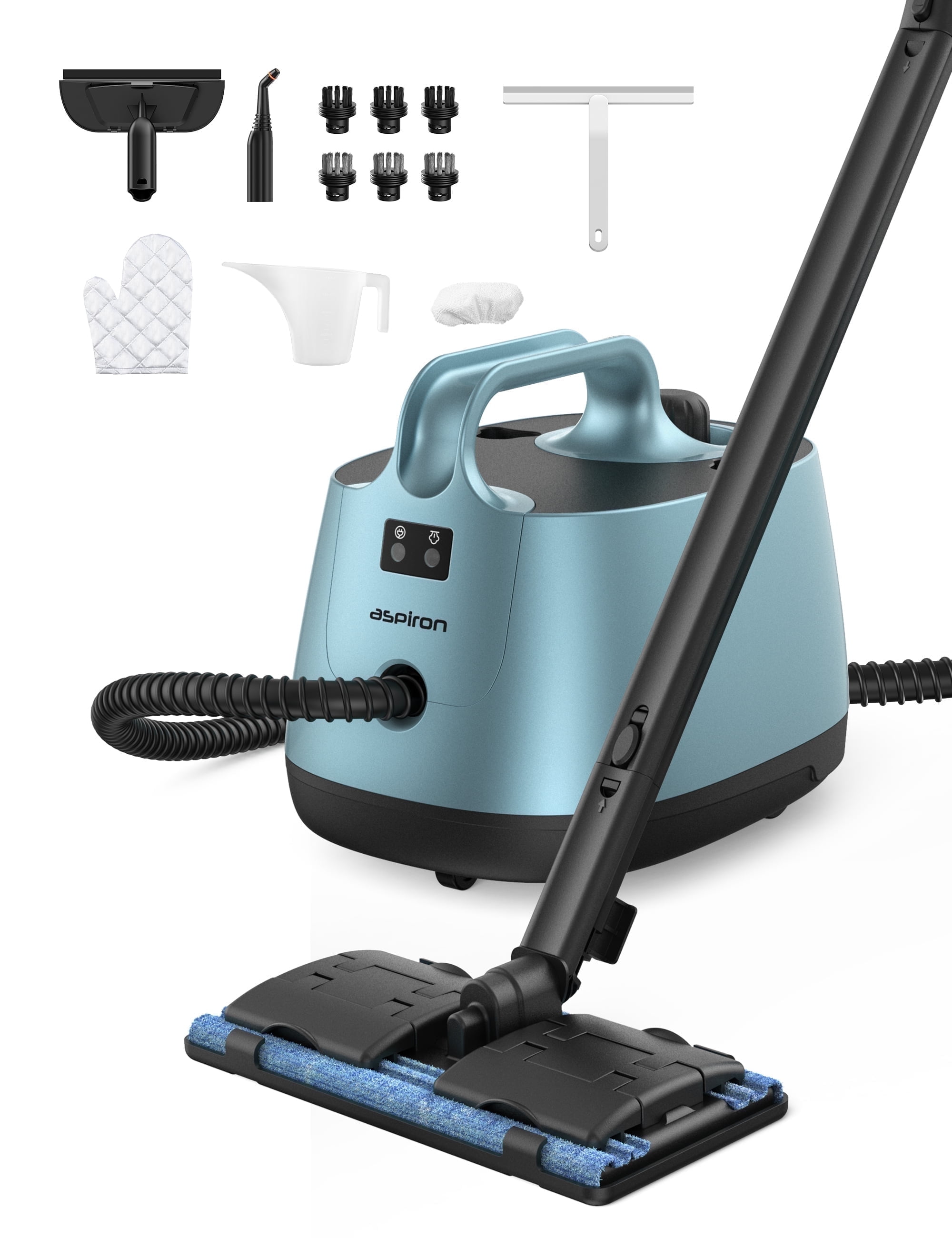 Steam Cleaner, Aspiron Steamer with 21 Accessories, Portable ...