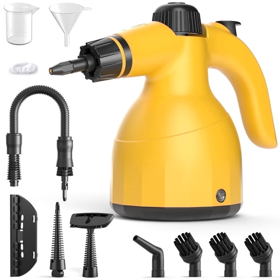 Steam Cleaner, Pressurized Handheld Multi Surface Natural Steam Cleaner, Safety Lock, 350ML ...